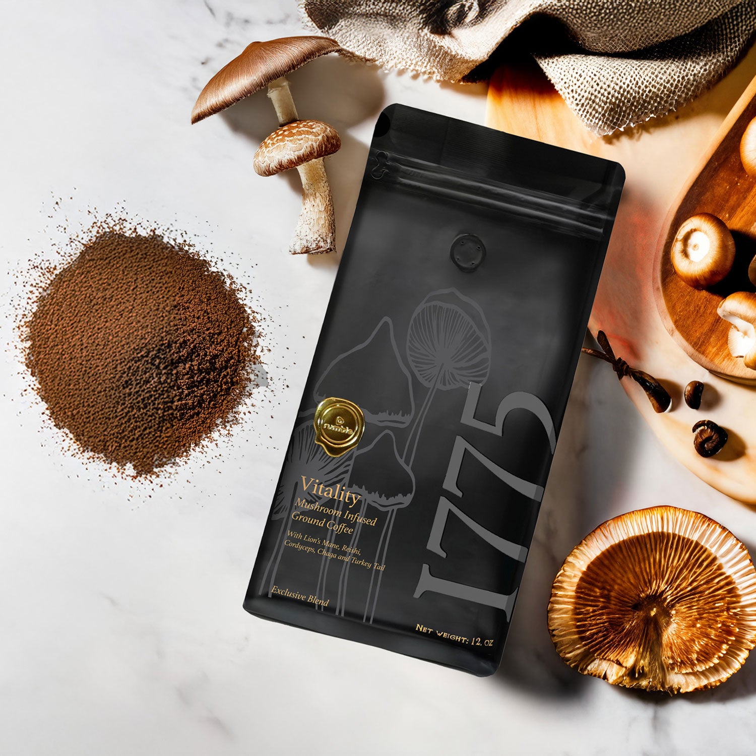 Vitality Mushroom Coffee – 1775 Coffee
